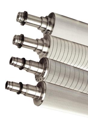 China HRC58 50CrMo A Flute Tungsten Carbide Corrugating Rolls for sale