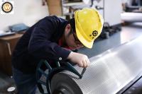 China 600mm Diameter HRC62 12mm E Flute Corrugated Roller for sale