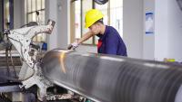 China Forged HV1250 B Flute Tungsten Carbide Corrugating Rolls for sale