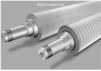 China C Flute Smooth Finish Tungsten Carbide Corrugating Rolls for sale