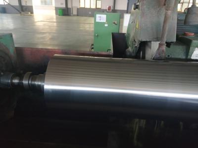 China 7mm Harden Layer 45 Steel Corrugating Pressure Roll for sale