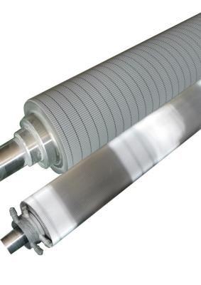 China Steam Heating 50 CrMo Tungsten Carbide Corrugating Rolls for sale