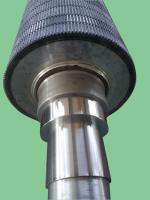 China Electrical Heating Hard Chrome Corrugated Roller for sale