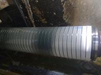 China G Flute 0.6 mm Alloy Steel Hard Chrome Plated Corrugated Roller for sale