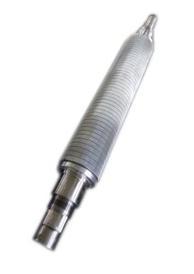 China G Flute 0.6 mm Alloy Steel Hard Chrome Plated Corrugated Roller for sale