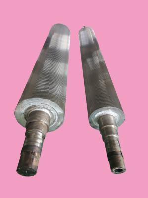 China 2200mm C Flute JS Alloy Steel Corrugated Machine Rolls for sale