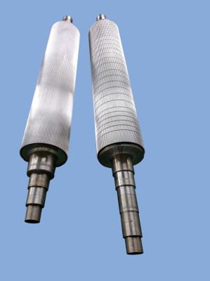 China HRC58 Hard Chromed C Flute Corrugated Roller for sale