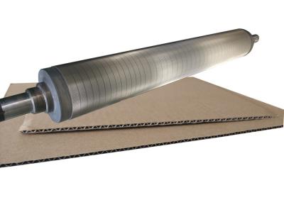 China 50CrMo Alloy Steel TC E Flute Tungsten Carbide Corrugated Roller for sale