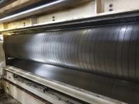 China F Flute Width 346mm 50CrMo Alloy Steel Tungsten Carbide Corrugated Roller for sale