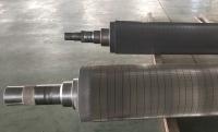 China HRC60 Tungsten Carbide Plating 50CrMo E Flute Corrugated Roller for sale