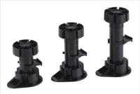 China ABS Adjustable Kitchen Plastic Cabinet Legs 100kg Load Height 80-150mm for sale