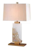 China Hotel Luxury Fabric Desk Lamp 40W E27 Bedside Night Light with Marble Base Linen Shade for sale