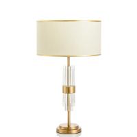China Modern Indoor Glass Crystal Table Lamp 380mm Height 670mm Living Room Decorative Lighting for sale
