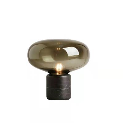 China Retro French Glass Table Lamp E27 Medieval Bedside Lamp for Hotel Luxury Decor for sale