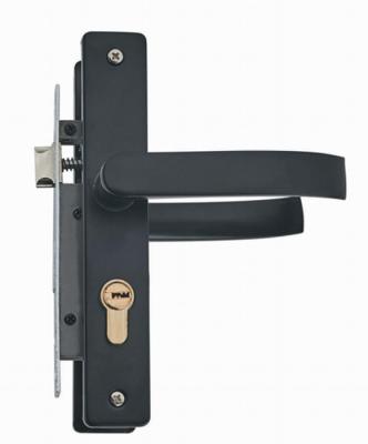 China GRH Pull Wooden Mortise Door Lock with Zinc Brass Straight Lever Handles - 100 SETS MOQ, 20-25 Day Delivery for sale