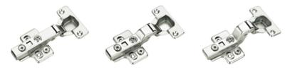 China Special Angle Corner Cabinet Hinge 105° Opening 35mm Cup Diameter Nickel Plated Hydraulic 3D Adjustable for sale