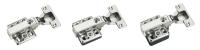 China Concealed Cabinet Door Hinge Cup 11.5mm Depth Self-Closing 95° Opening Angle Cold-Rolled Steel Nickel Finish for sale