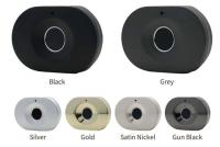 China Biometric Fingerprint Cabinet Lock 86×60×22mm Zinc Alloy with 20 Fingerprint Capacity and 4.5V Power Supply for sale