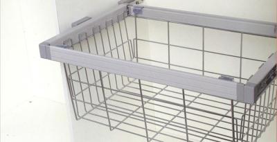 China Corner Cabinet 3-Layer Clothes Hanger with 360° Rotating Basket - 740x900mm Aluminum Alloy Wardrobe Storage System for sale