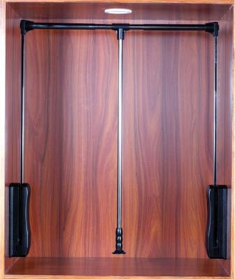 China TALLSEN Top Mounted Wardrobe Clothes Hanger - Aluminum Alloy Frame in 564×460×90mm or 664×460×90mm Sizes for sale