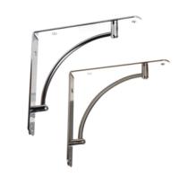 China Hot Galvanized Steel Shelf Brackets 222x222mm - Custom Decorative Metal Furniture Supports for sale