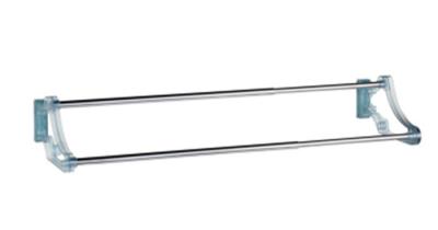 China Custom OEM Zinc Plated Steel Wall Mounted Angle Iron Bracket for Wardrobe and Closet Hardware for sale