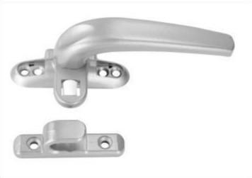 China GRH Aluminum Window Handle for PVC Sliding Casement Windows 400 PCS MOQ Powder Coated Finish for sale