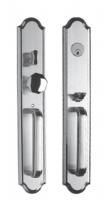 China Stainless Steel 304 Door Lever Handle PSS With Plate for sale
