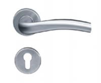 China Stainless Steel Pull Plate Lever Door Handle Ball Function 304 Grade for Glass Push for sale