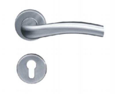China Stainless Steel Pull Plate Lever Door Handle Ball Function 304 Grade for Glass Push for sale