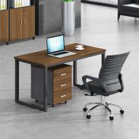 China Light Luxury Boss Executive Desk Office Table with Wireless Charging 1200x600mm for sale