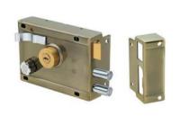 China 120mm 140mm Mortise Latch Brass Cylinder Rim Lock 5 Pin Body 540 Middle East Iron Door Lock for sale