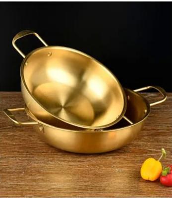 China Double Wall Stainless Steel Noodle Soup Bowl 16cm 18cm 20cm 22cm 24cm 26cm for sale