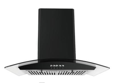 China Wall Mounted Kitchen Hood Chimney Spare Parts Range Black Titanium for sale
