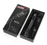 China USB Rechargeable Automatic Electric Wine Opener Set Stainless Steel Corkscrew Kit for sale