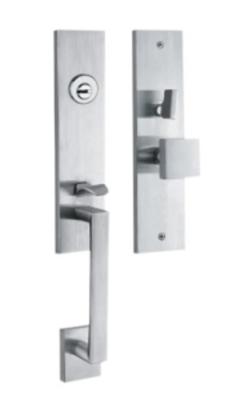 China OEM Stainless Steel 304 Customized Door Handle with Plate for sale