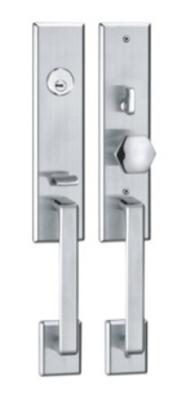 China Lever Handle Plate Door Handle Stainless Steel Zinc Alloy 45 Days Lead Time for sale