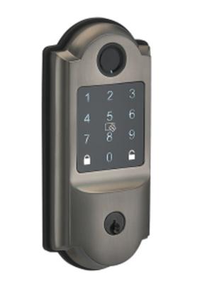 China Waterproof Anti Peep Code WiFi Smart Door Lock Electronic Keyless Entry with Fingerprint and App Control for sale
