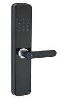 China Zinc Mechanical Deadbolt Combo Door Handle Key Lock 60mm 70mm Backset for sale