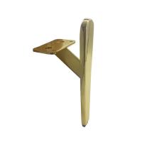 China 6 Inch Cast Iron Furniture Sofa Legs Black Golden Metal Bed Legs for Chairs for sale