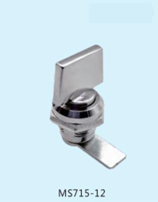 China Zinc Alloy Chrome Plated Cylindrical Lock for Yacht Ship Distribution Box Cabinet Door 20mm for sale