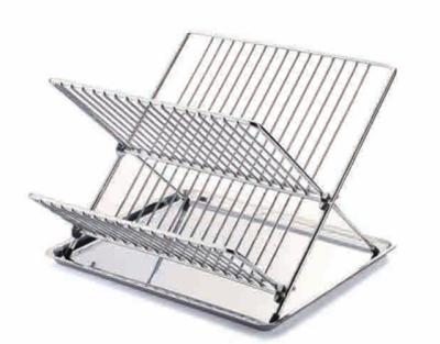 China 304 Stainless Steel Dish Drying Rack - Folding Sink Organizer for Fruits & Vegetables Drainer for sale
