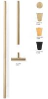 China Solid Aluminium Alloy Recessed Cabinet Handle 150mm Modern Furniture Wardrobe Pull for Home Decoration for sale
