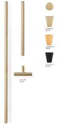 China Solid Aluminium Alloy Recessed Cabinet Handle 150mm Modern Furniture Wardrobe Pull for Home Decoration for sale