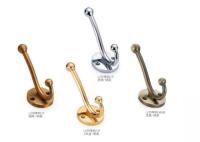 China Wholesale Zinc Alloy Decorative Gold Coat Hook for Clothes Mounted 100pcs MOQ for sale