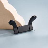 China Near Moon Heavy Duty Zinc Alloy Coat Hook Wall Mounted Single Prong Rustproof for Towel Hat Key Bag 5 Colors for sale