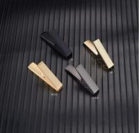 China Aluminum Bathroom Clothes Hook Towel Hanger Wall Mounted 2 Pack Matte Black Satin Gold for sale