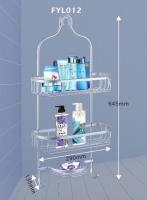 China Aluminum Alloy Corner Shower Shelf Bathroom Storage Rack 3 Tier Wall Mounted Black Silver Gold for sale