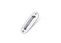 China Eco Friendly Stainless Steel Interior Door Handles Satin 110x42mm 142x42mm for sale