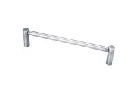 China Solid Stainless Steel Recessed Door Handle 10mm 12mm Satin Polish for Wooden Door for sale